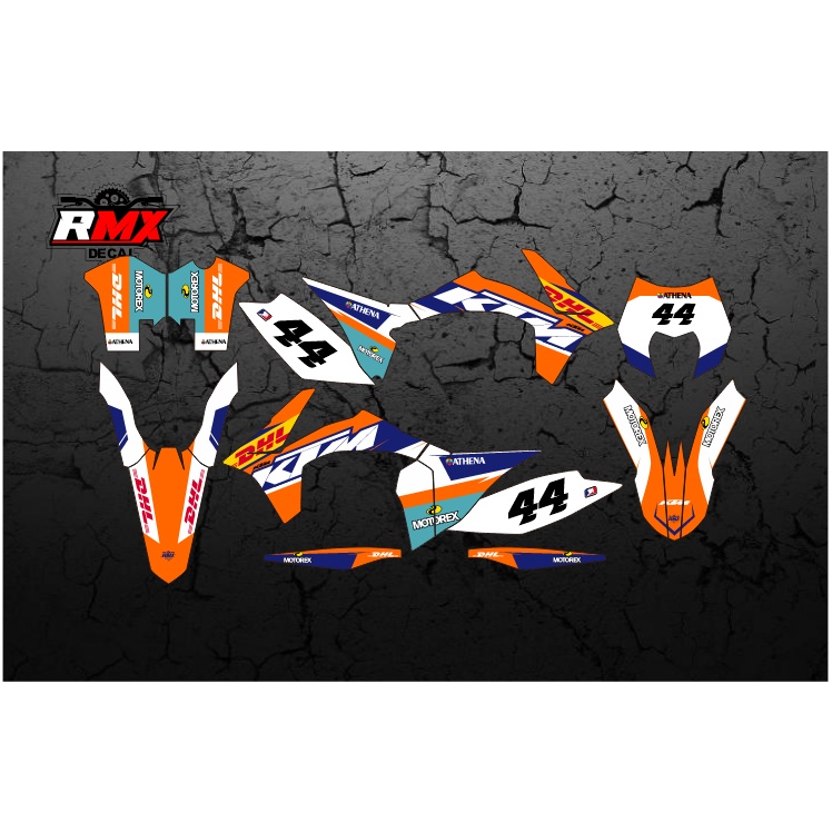 Jual DECAL KTM 250 SX 2012 FULLBODY (001) DEKAL STIKER KTM EXC SIXDAYS ...