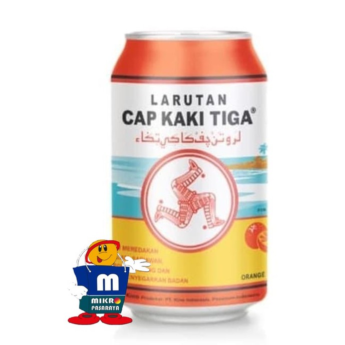 Jual Cap Kaki 3 cap kaki tiga Kaleng [320 mL] - JERUK | Shopee Indonesia