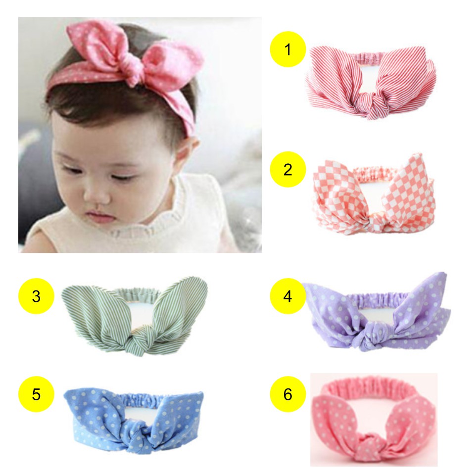 Jual Bando Bayi / Bandana Bayi / Headband bayi / Turban Bayi (B076 ...