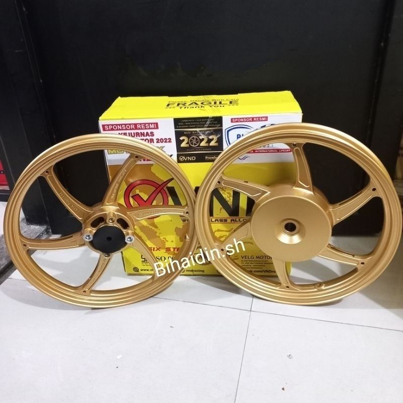 Jual velg vnd six star ring 14 140/160 beat fi/espe/carbu/street/new,scoopy,vario 110,genio ...