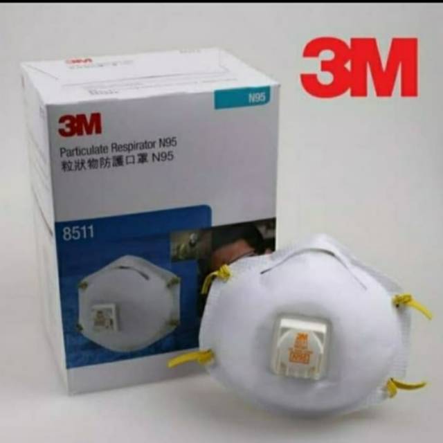 Jual Masker 3M Tipe N95 8511 khusus safety welding di jual 1 pcs ...