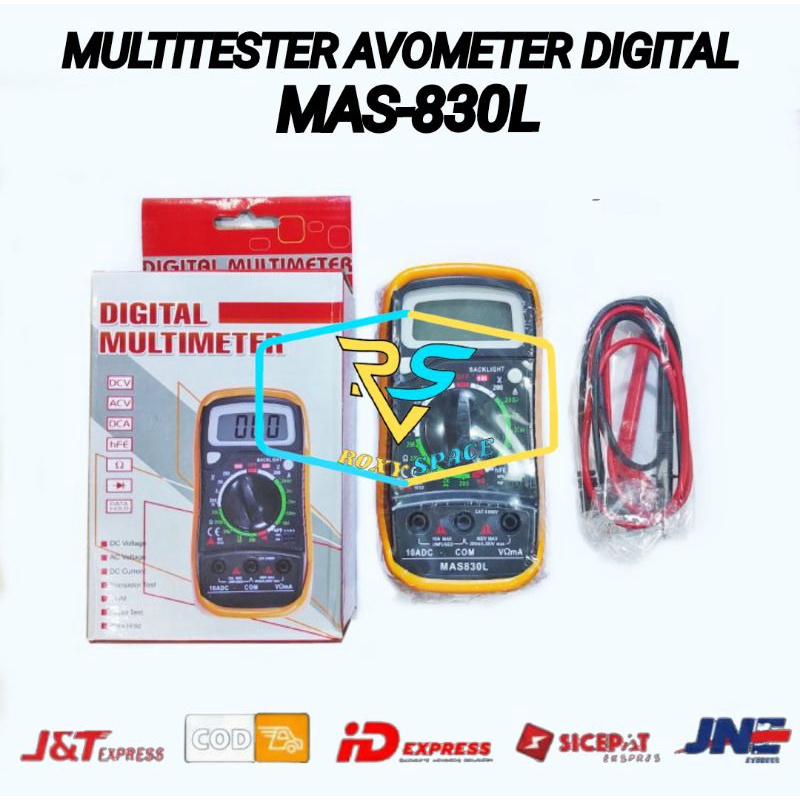 Jual Digital Mini Multimeter Digital Multitester Avometer Ammeter ...
