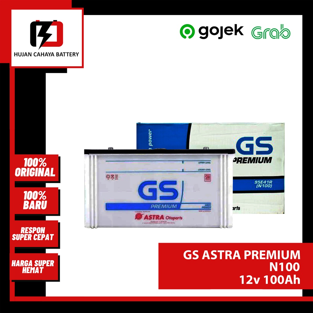 Jual Aki Mobil GS-ASTRA PREMIUM N100 / N-100 / N 100 - Aki HINO DUMP TRUCK | Shopee Indonesia