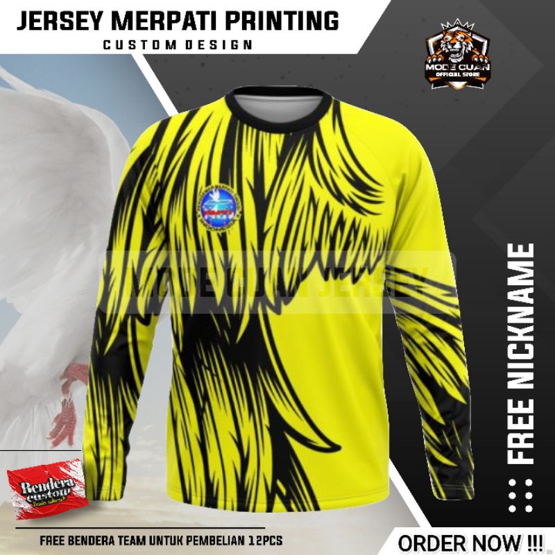 Jual JERSEY MERPATI BALAP PRINTING CUSTOM | Shopee Indonesia