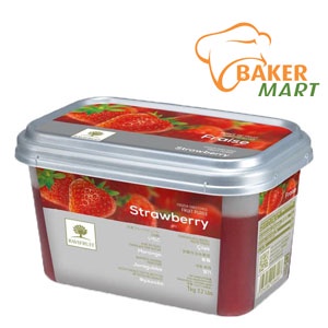 Jual Ravifruit Frozen Puree Strawberry/Bubur Buah Strowberi1Kg | Shopee ...