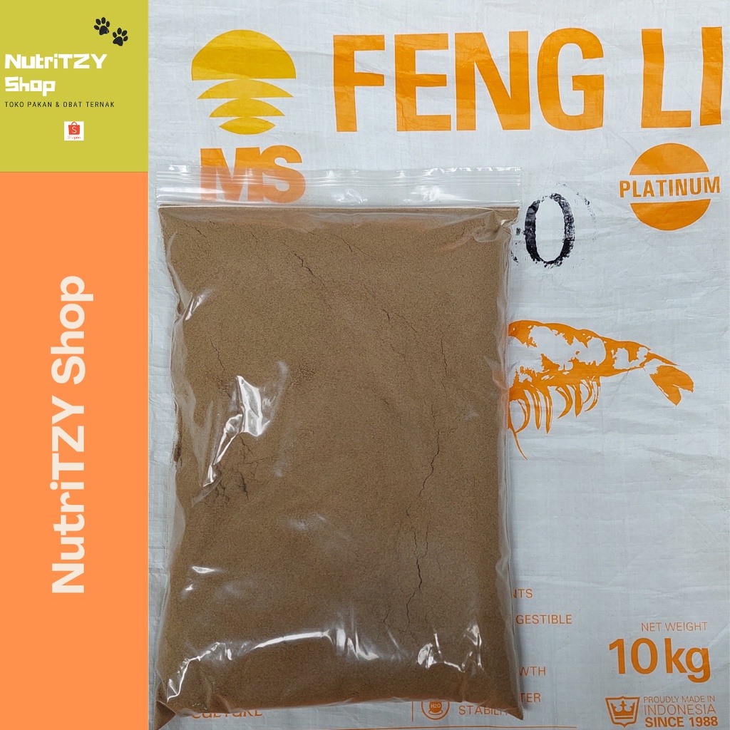 Jual FENGLI 0 FENG LI 0 1 Kg Pelet udang lobster larva bibit benih burayak ikan Cupang TENGGELAM ...
