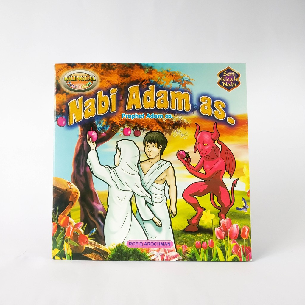 Jual Buku Cerita Anak Nabi Adam as Bilingual Full Colour Map Plus ...