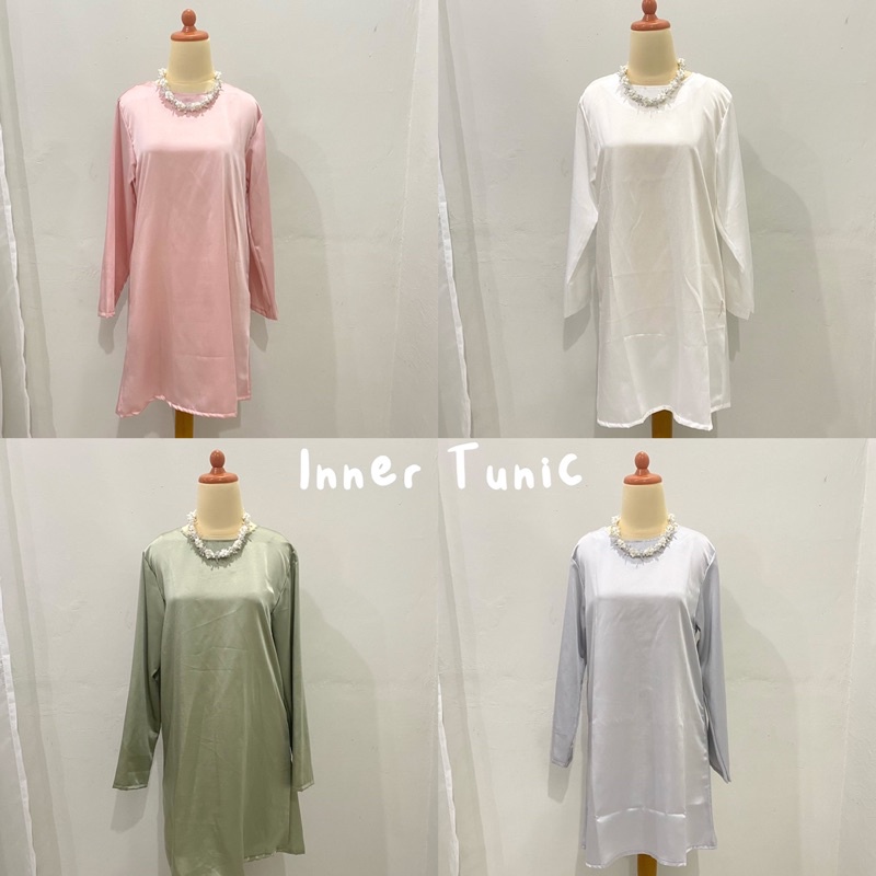 Jual INNER TUNIC | ATASAN SATIN | INNER SATIN | INNER UNTUK OUTER ...
