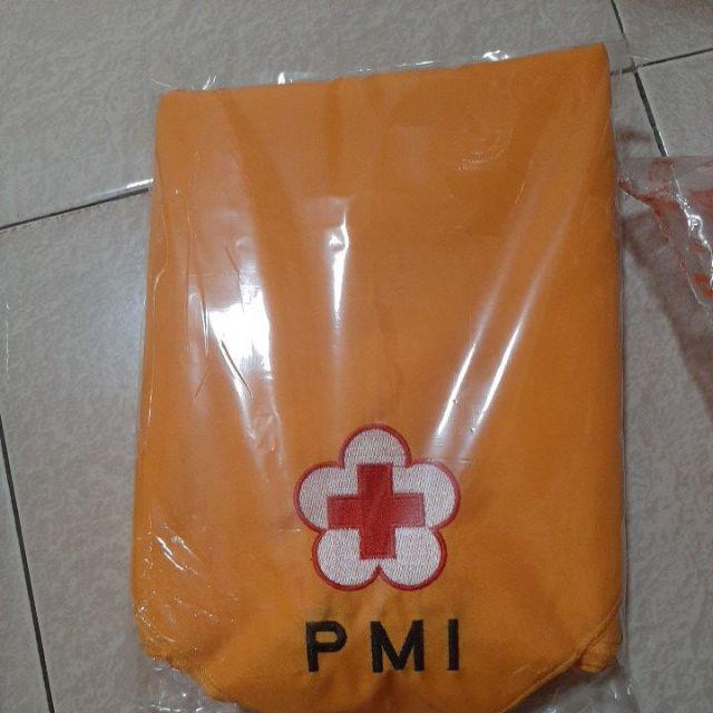 Jual Syal PMI dan PMR kuning biru putih hijau bordir TETORON | Shopee ...