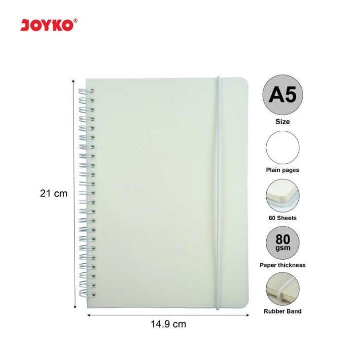 Jual Joyko Plain Notebook Buku Catatan NB-700 Kertas Polos Sampul ...