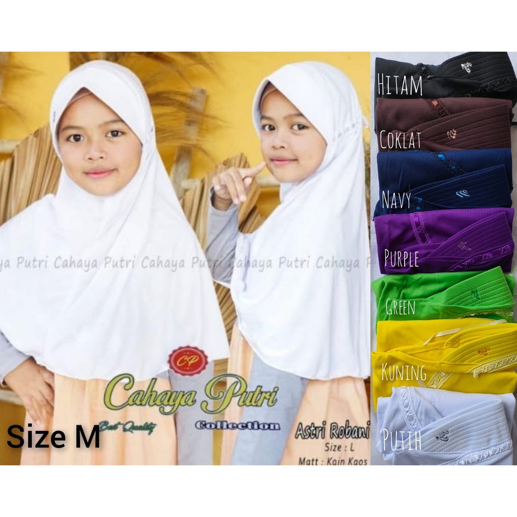 Jual Jilbab Seragam SD SMP SMA Kerudung Hijab Sekolah SD SLTP SLTA ...