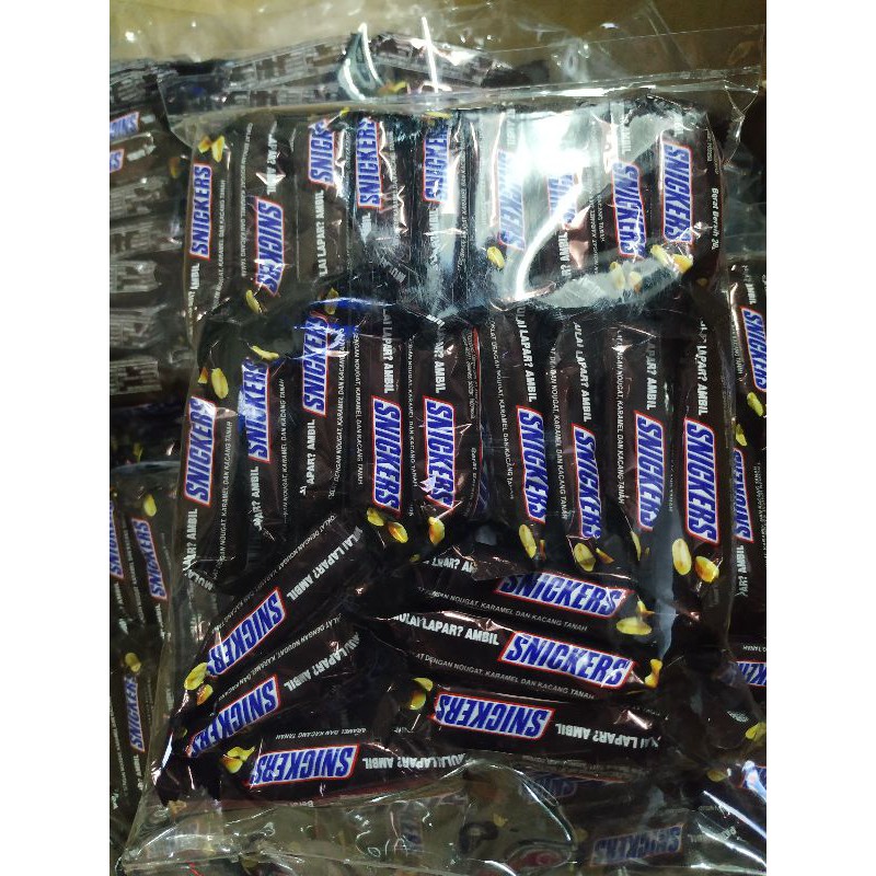 Jual snickers snicker mini kiloan kemasan 500 gr | Shopee Indonesia