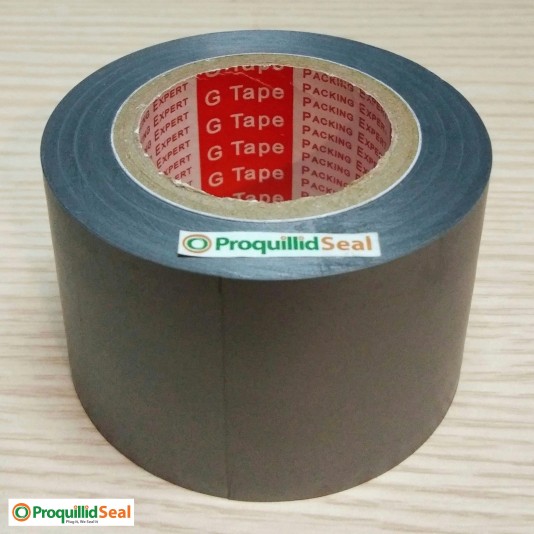 Jual Isolasi Lakban Pipa AC Abu Abu 48MM 2IN Grey PVC Duct Tape Selotip ...