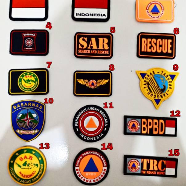 Jual TERJAMIN BAGUS Patch rubber BNPB/BPBD/rescue/timsar / basarnas ...