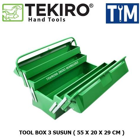 Jual (TEKIRO) Tool Box 3 Susun (besi) | Shopee Indonesia