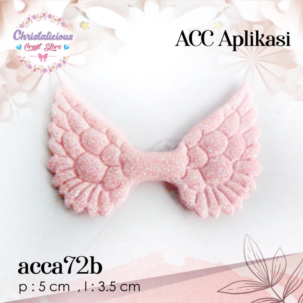 Jual Aplikasi sayap dan ekor mermaid warna-warni pastel plastik ...
