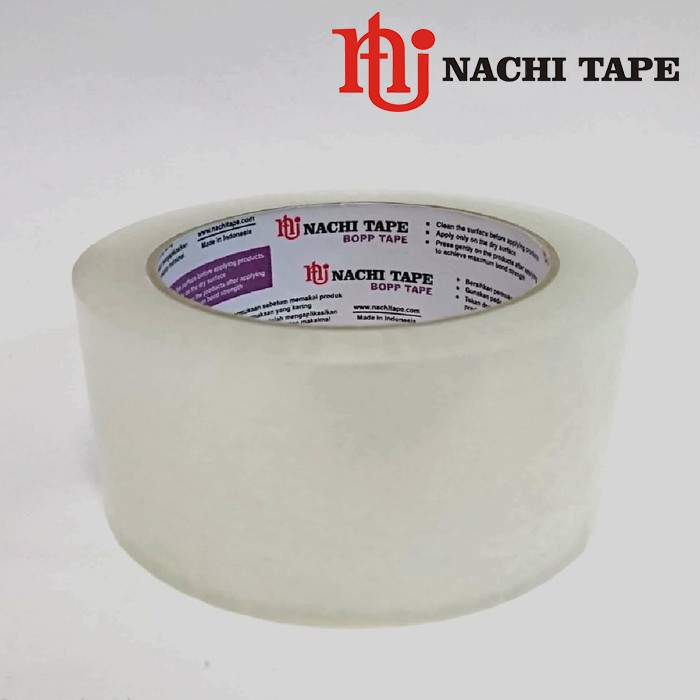 Jual Lakban NACHI 2" Inch x 48mm x 100 Yard Bening | Shopee Indonesia