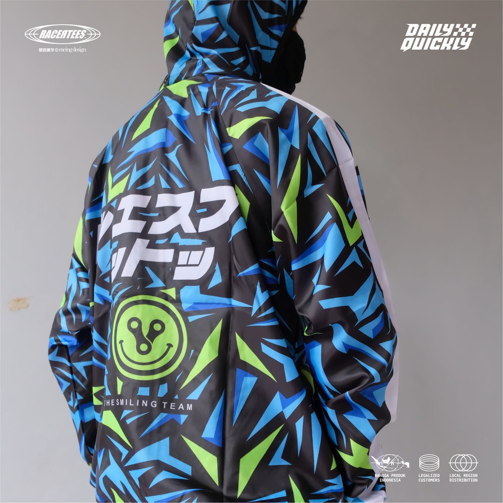 Jual Jaket Running Racertees Parasut Racing Rj.333 | Shopee Indonesia