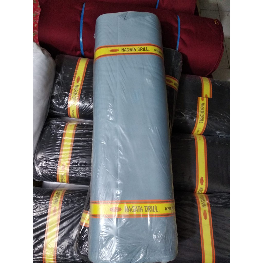 Jual Kain Nagata drill A-012 (Abu telor asin) | Shopee Indonesia