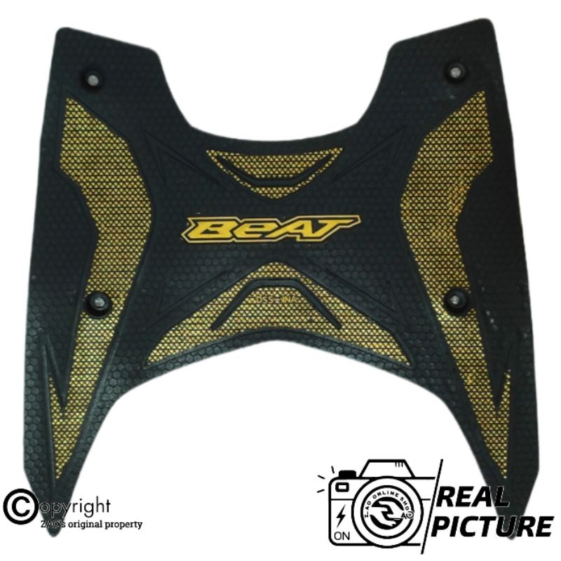 Jual BEAT || Karpet karet stepfloor alas kaki pijakan motor BeAT 2020 - 2021 Street Deluxe cbs ...
