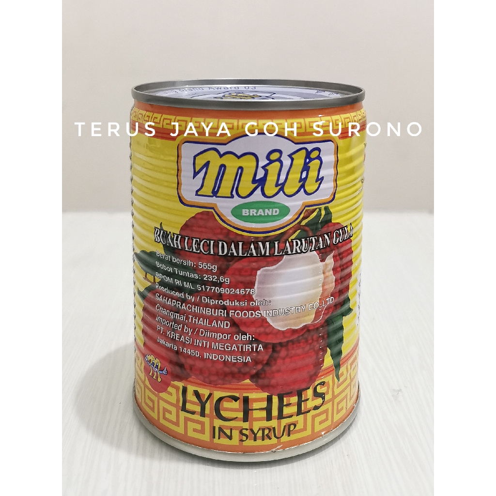 Jual Mili Lychee Buah Leci Kaleng | Shopee Indonesia