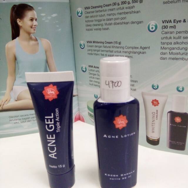Jual Viva Acne Gel (15g) & Acne Lotion (30 ml) | Shopee Indonesia