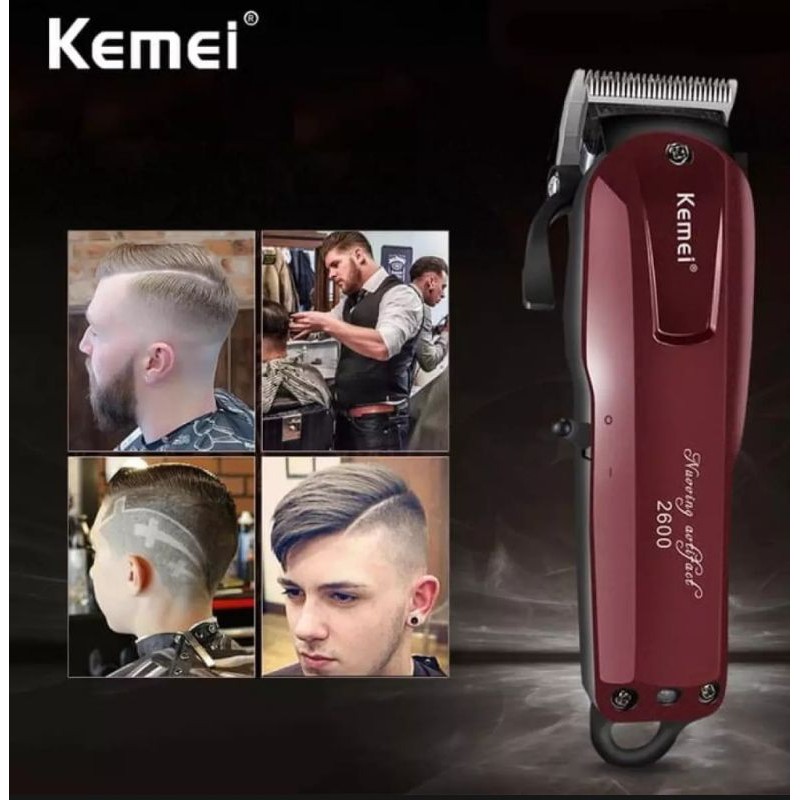 Jual Mesin Cukur Rambut Kemei km 2600 Charger Profesional | Shopee ...