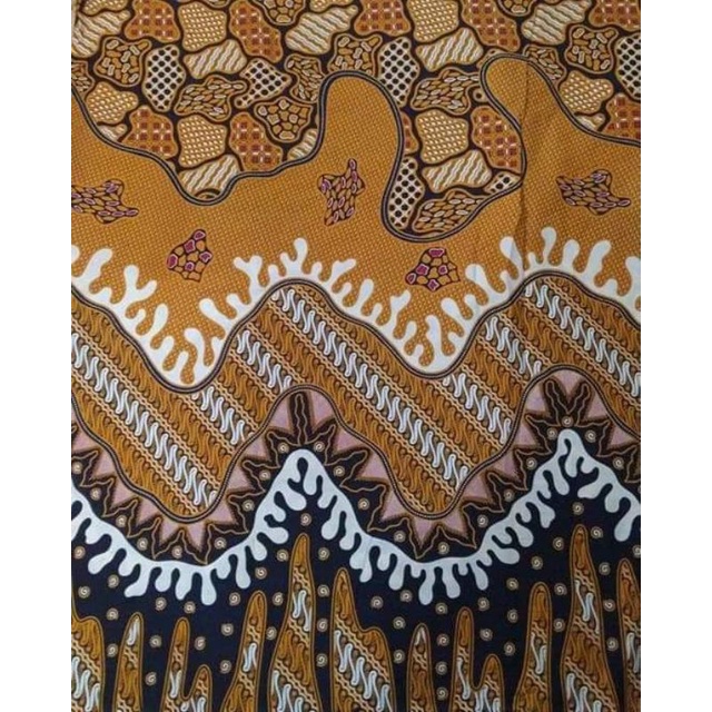 Jual Kain batik solo alusan abstrak derajat kuning | Shopee Indonesia
