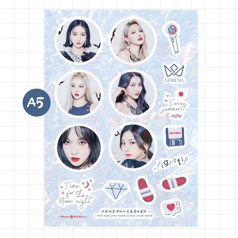 Jual Stiker Kpop GFRIEND C:ON Edition | Shopee Indonesia
