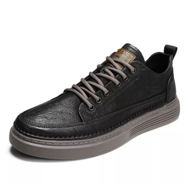 Jual Sepatu Sneaker Pria Sepatu Kulit Pria Import GD-WOLF Jeans Sepatu ...