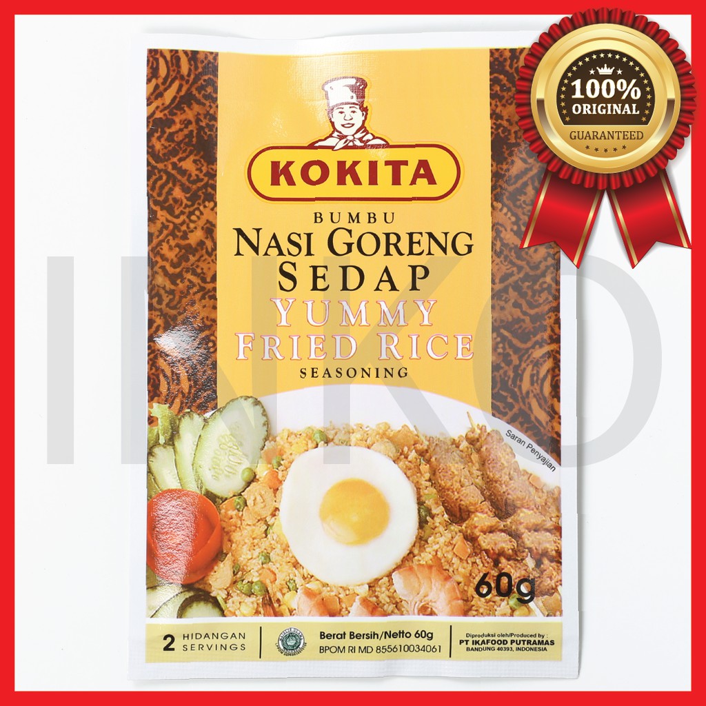 Jual KOKITA BUMBU NASI GORENG SEDAP YUMMY FRIED RICE SACHET 60GR ...