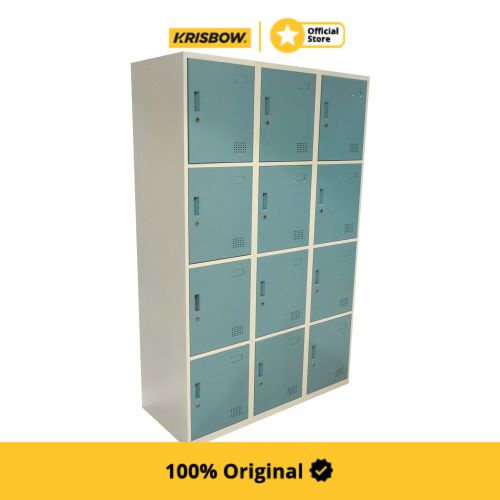 Jual Krisbow Loker 12 Pintu Multi Coloumn Locker - Hijau | Shopee Indonesia
