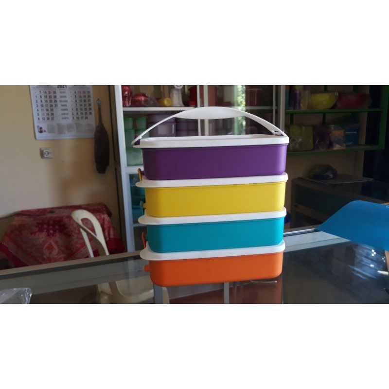 Jual Rantang TUPPERWARE CLICK TO GO ORIGINAL | Shopee Indonesia