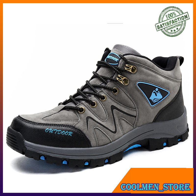 Jual Sepatu Gunung Pria Boots Outdoor Waterproof Hiking Shoes Men Winter Shoes Mountain Climbing ...