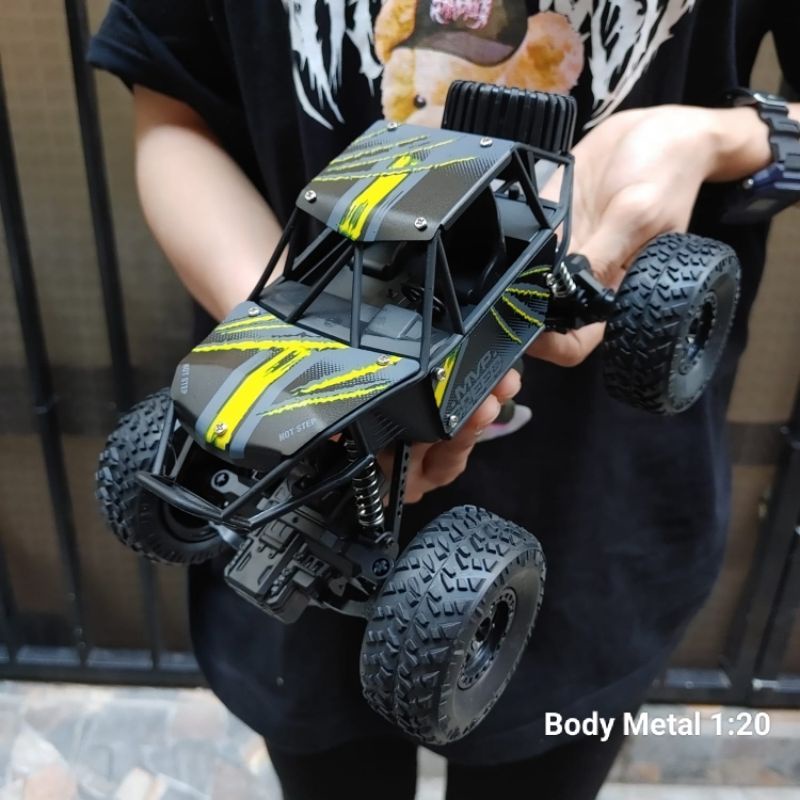 Jual Mobil Remote Control Offroad Rock Monster Body Metal 1:20 Rc ...