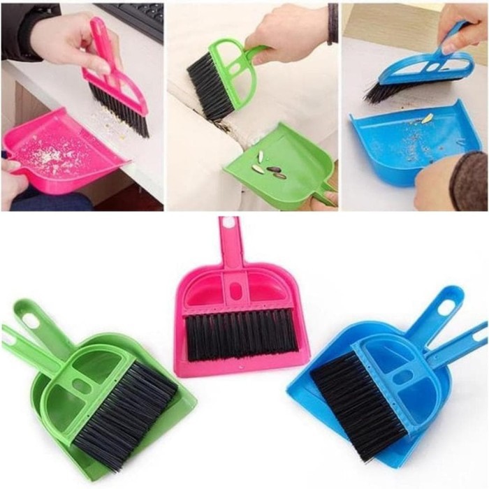 Jual SAPU SEKOP MINI DUSTPAN SET | Shopee Indonesia