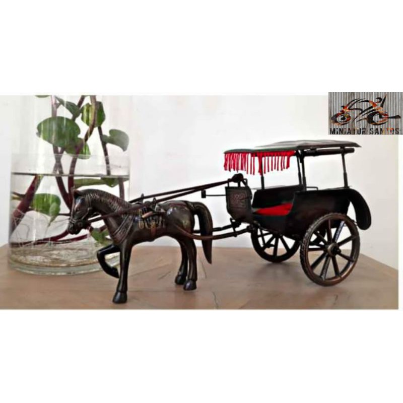 Jual Miniatur andong kuda | Shopee Indonesia