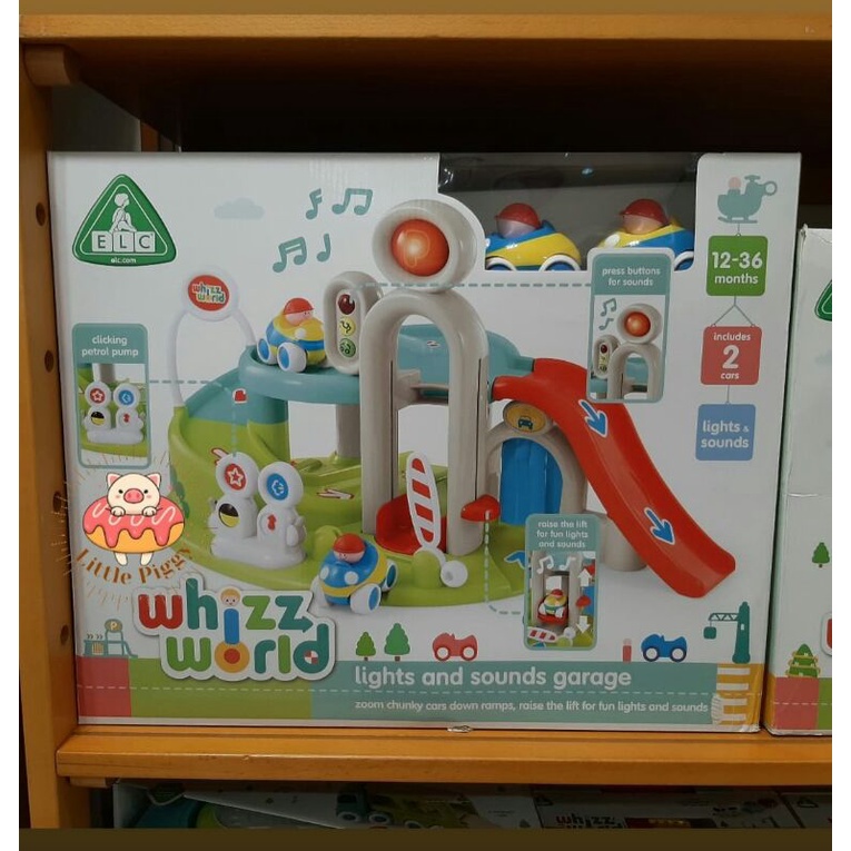 Jual ELC whizz world light and sounds mountain set / garage playset ...