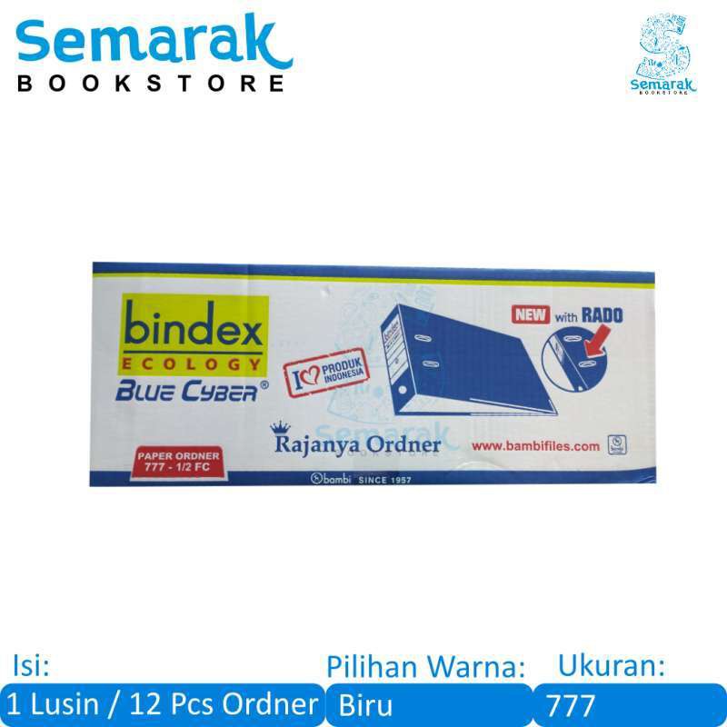 Jual Bindex Ecology 777 Ordner 7 CM Kecil - Hitam ( 1 Dus Isi 12 pcs ...