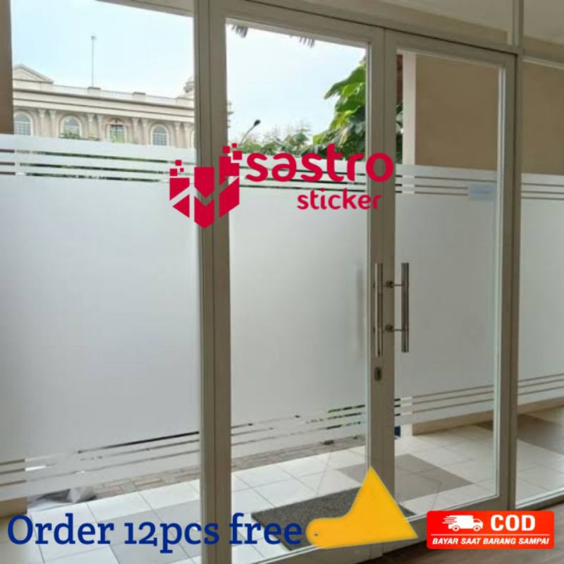 Jual Sticker stiker kaca sanblast polos stiker kaca es stiker kaca ...