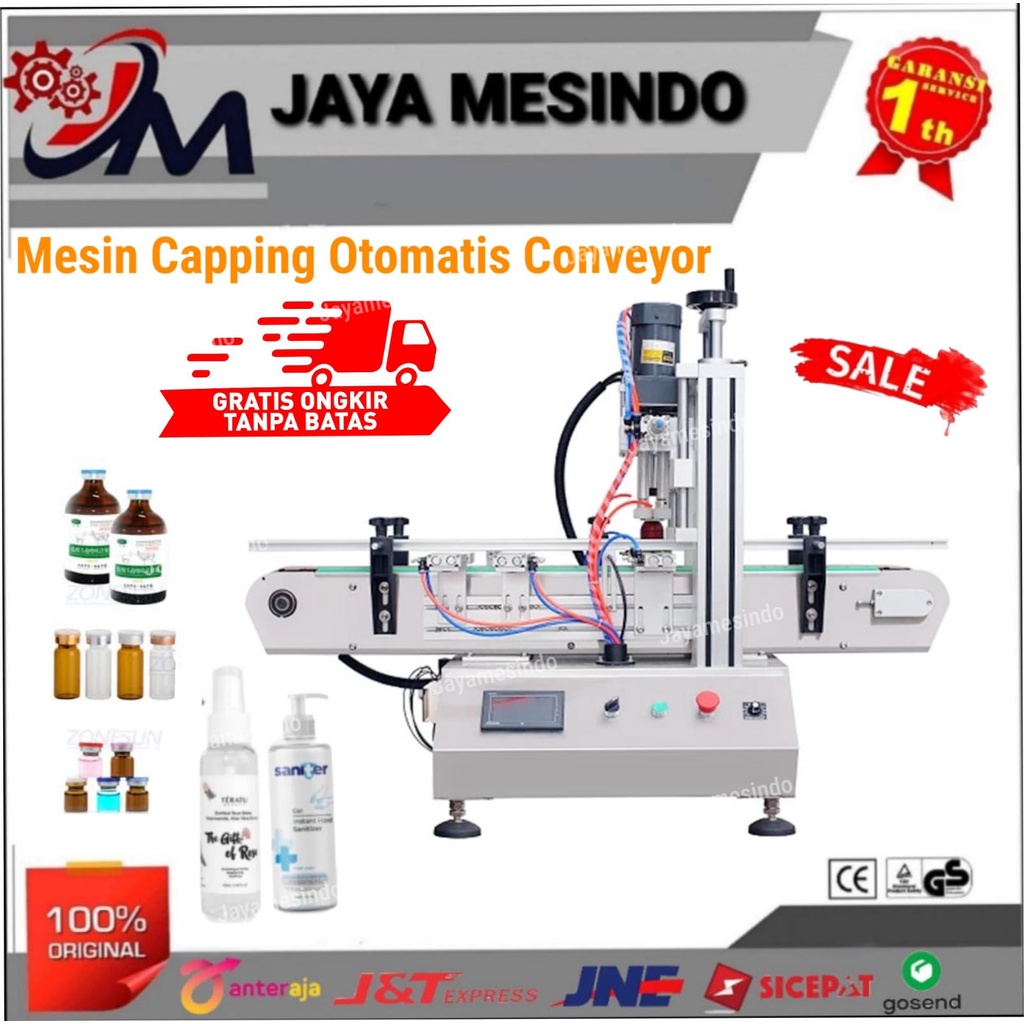 Jual Mesin Capping Segel Press Tutup Botol Plastik Kaca Otomatis ...