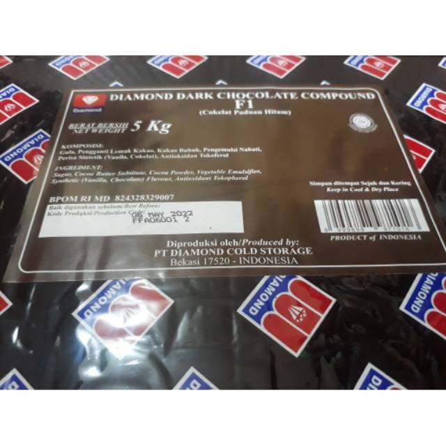 Jual Diamond Dark Coklat Compound 1kg | Shopee Indonesia