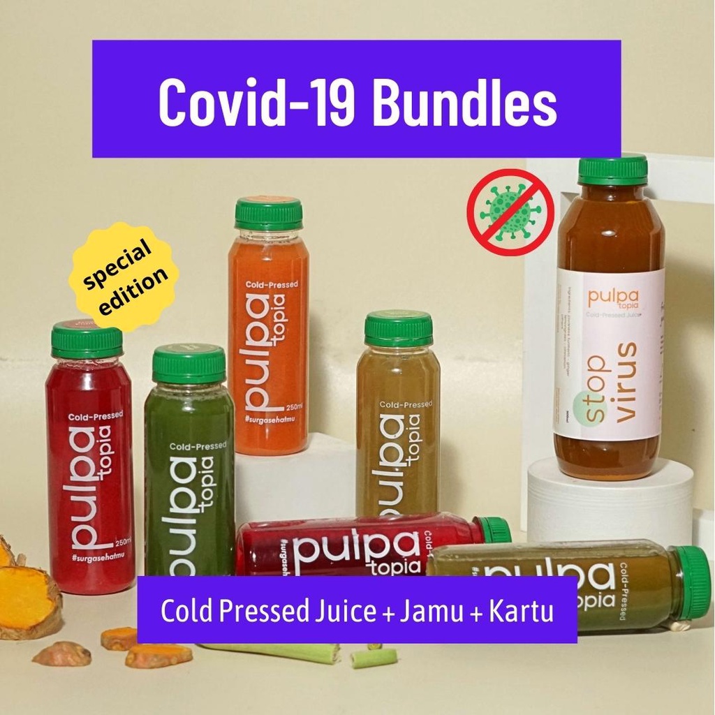 Jual COVID-19 CORONA ANTI-VIRUS ISOMAN BUNDLE Cold Pressed Juice Sehat ...