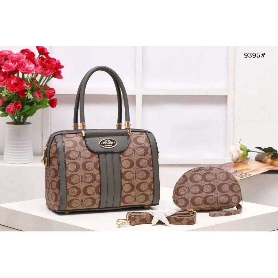 Jual Tas Coach Speedy Bag With Pouch 9395 Semi Premium | Shopee Indonesia