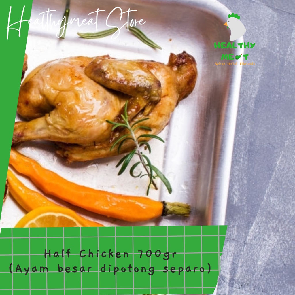 Jual half chicken ayam separo +- 800 gr | Shopee Indonesia