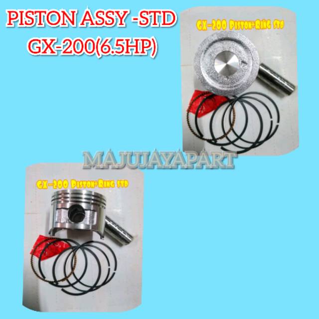 Jual SEHER/PISTON ASSY STD GASOLINE ENGINE GX200 (6.5HP) | Shopee Indonesia