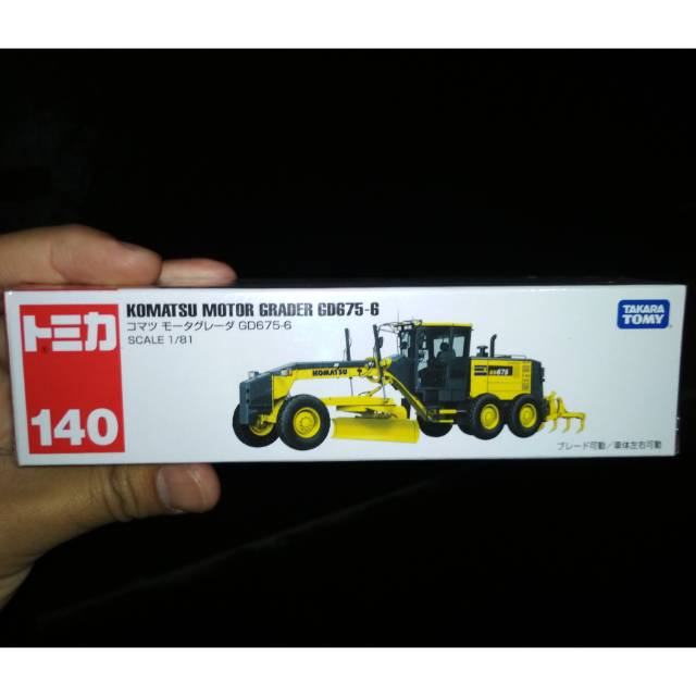 Jual Tomica Long no.140 Komatsu Motor Grader | Shopee Indonesia