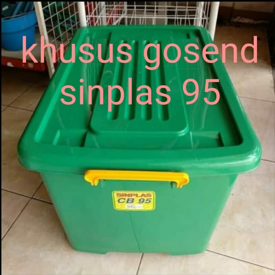 Jual Shinpo Container Box CB 95 liter Sinplas Gojek BOGOR | Shopee ...