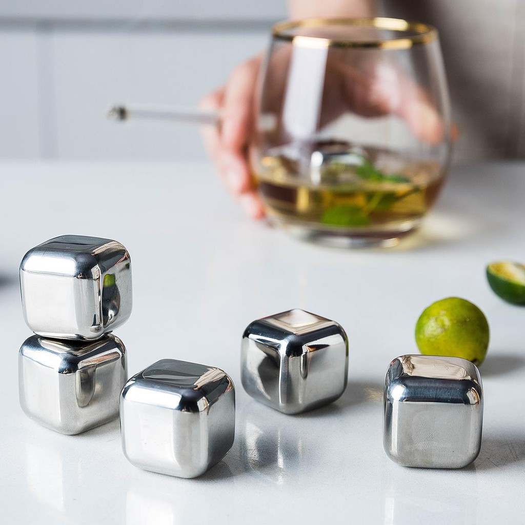 Jual Food Grade Es Batu Besi stainless steel Reuseable Pakai Ulang 1pcs ...