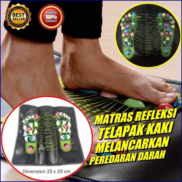 Jual Matras alat untuk terapi kesehatan kaki alat refleksi telapak kaki melancarkan sirkulasi ...